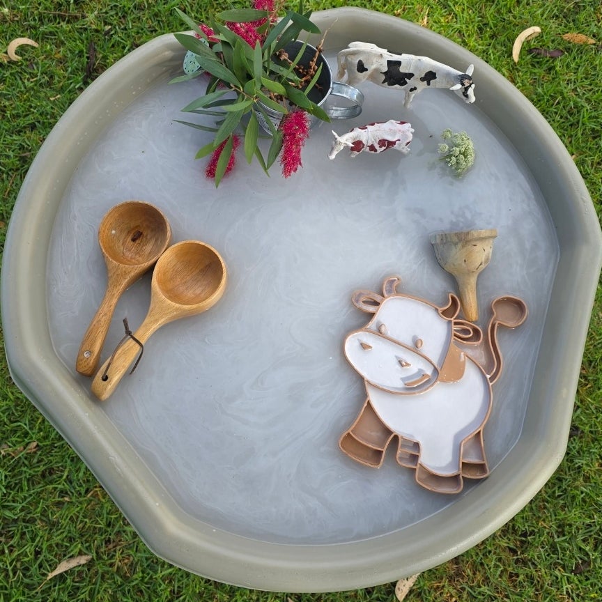 Cow Sensory Play Tray | Murray Forrest Friends